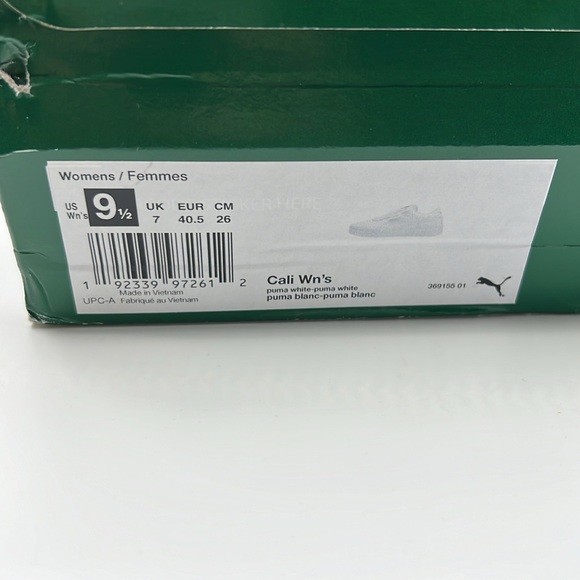 Puma | Shoes | Free People X Puma Collab Cali Court White Leather Low ...